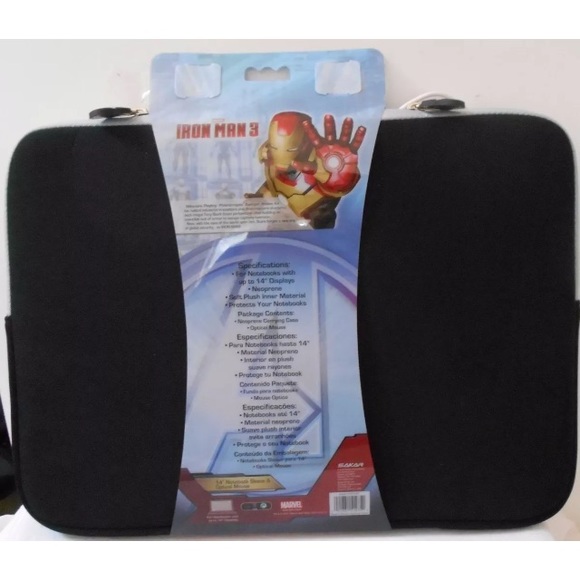 Marvel | Office | Marvel Iron Man Notebook Sleeve Mouse Up To 4 | Poshmark